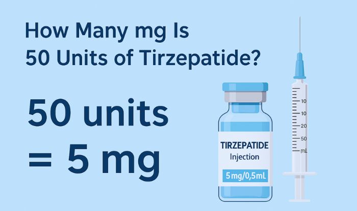How Many mg Is 50 Units of Tirzepatide? Exact Conversion - CMH HEALTHS