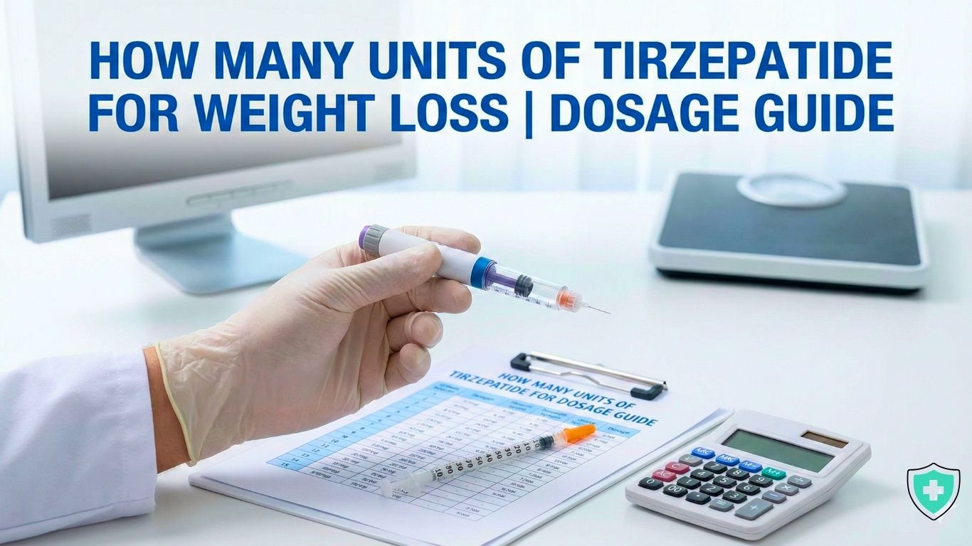 How Many Units of Tirzepatide for Weight Loss | Dosage Guide - CMH HEALTHS