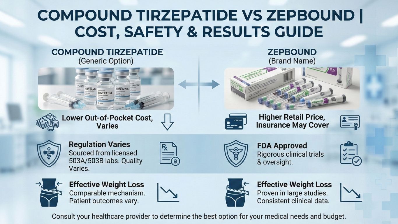Compound Tirzepatide vs Zepbound | Cost, Safety & Results Guide - CMH ...